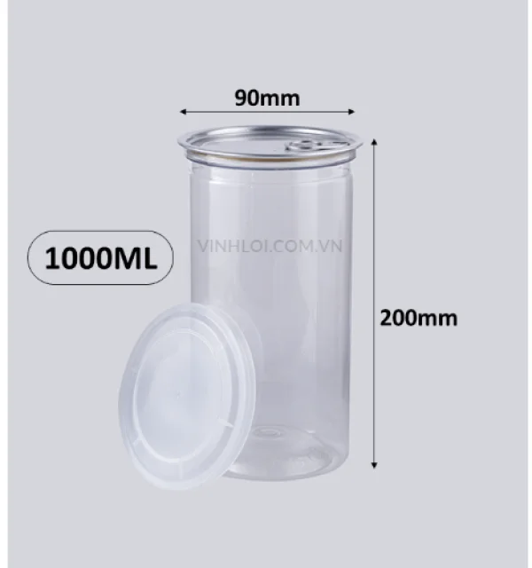 700ml Pop-up Aluminum Lid Jar Size 90*150mm Ready To Export From ...