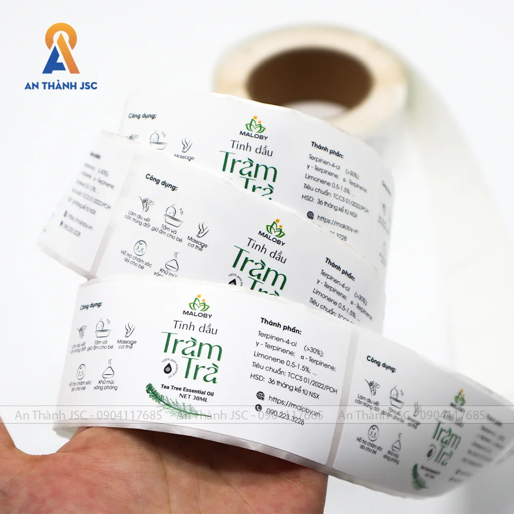 Packaging Label Pharma Stickers Tea Tree Essential Oil Odm/oem ...