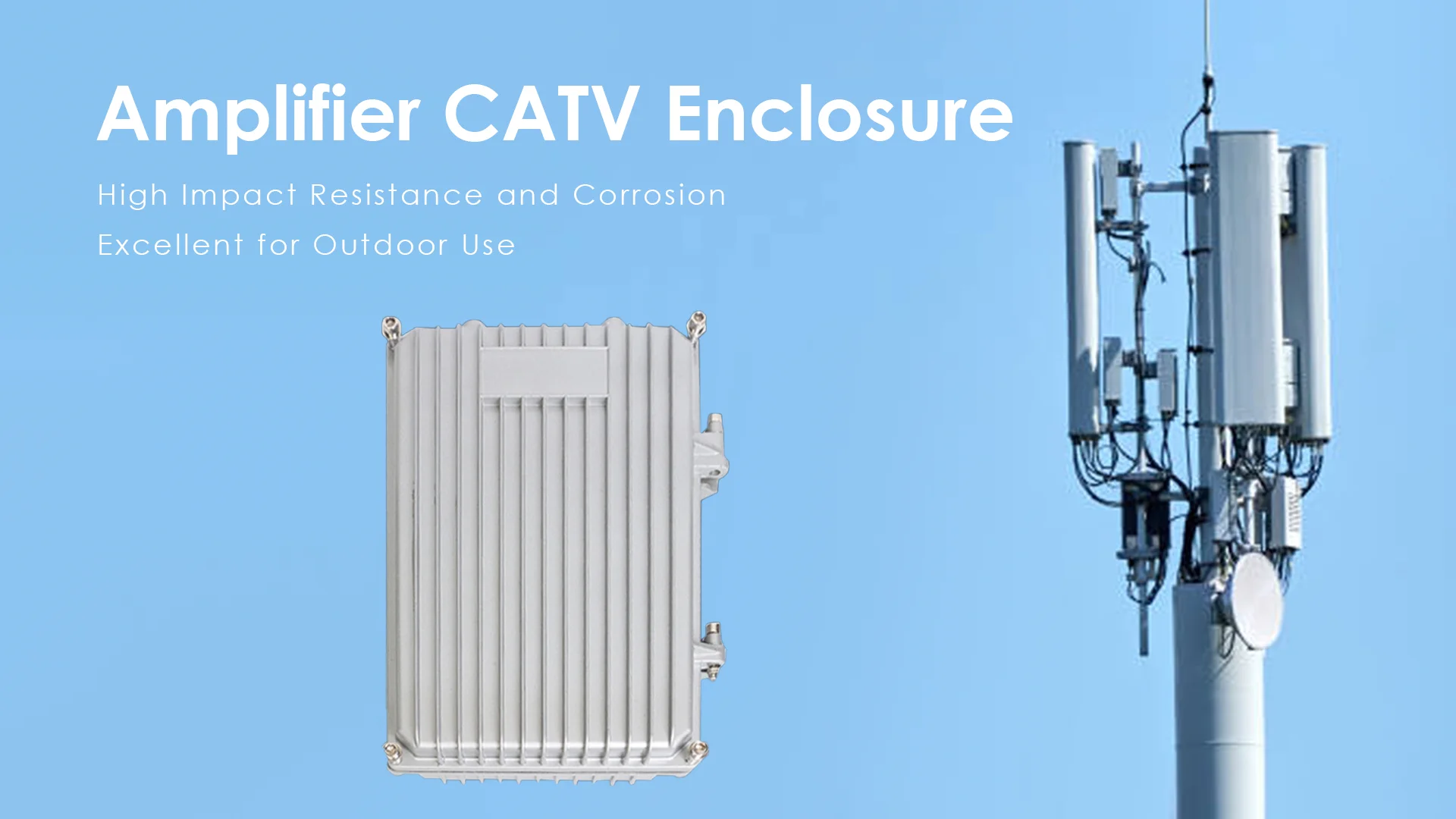 Drone Box Die Cast Telecom Enclosure Box IP67 Outdoor Aluminum ...