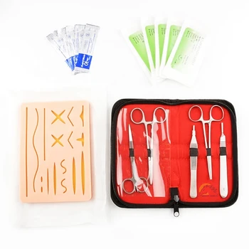 Suture Practice Kit Suture Skin Silicone Pad Complete Suture Practice ...