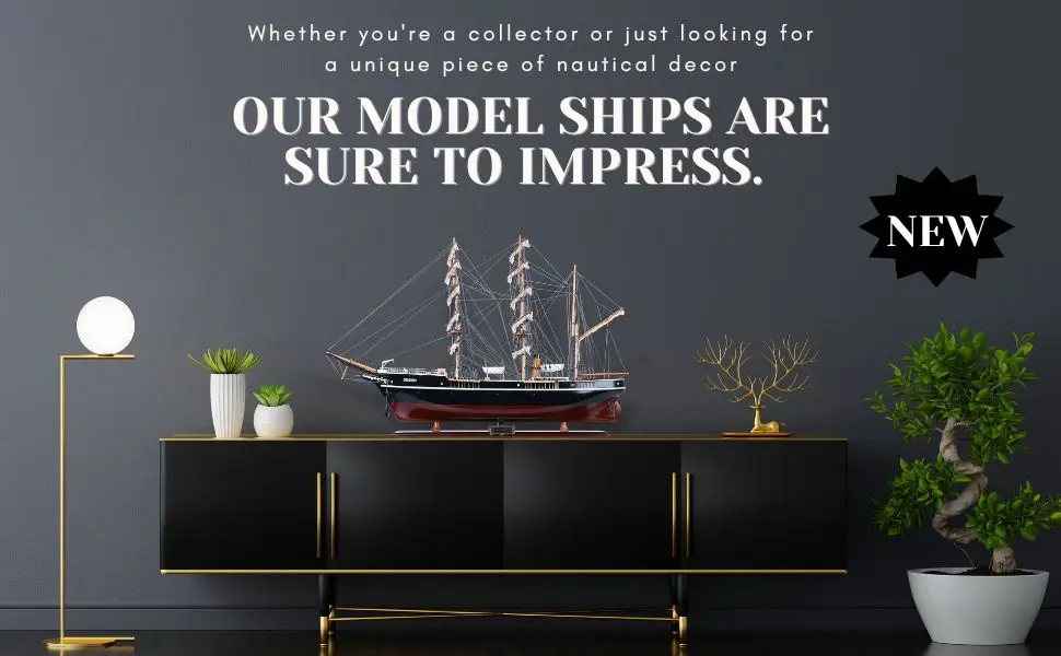 Us Coast Guard Eagle Model Ship Handcrafted Wooden Replica With Display ...