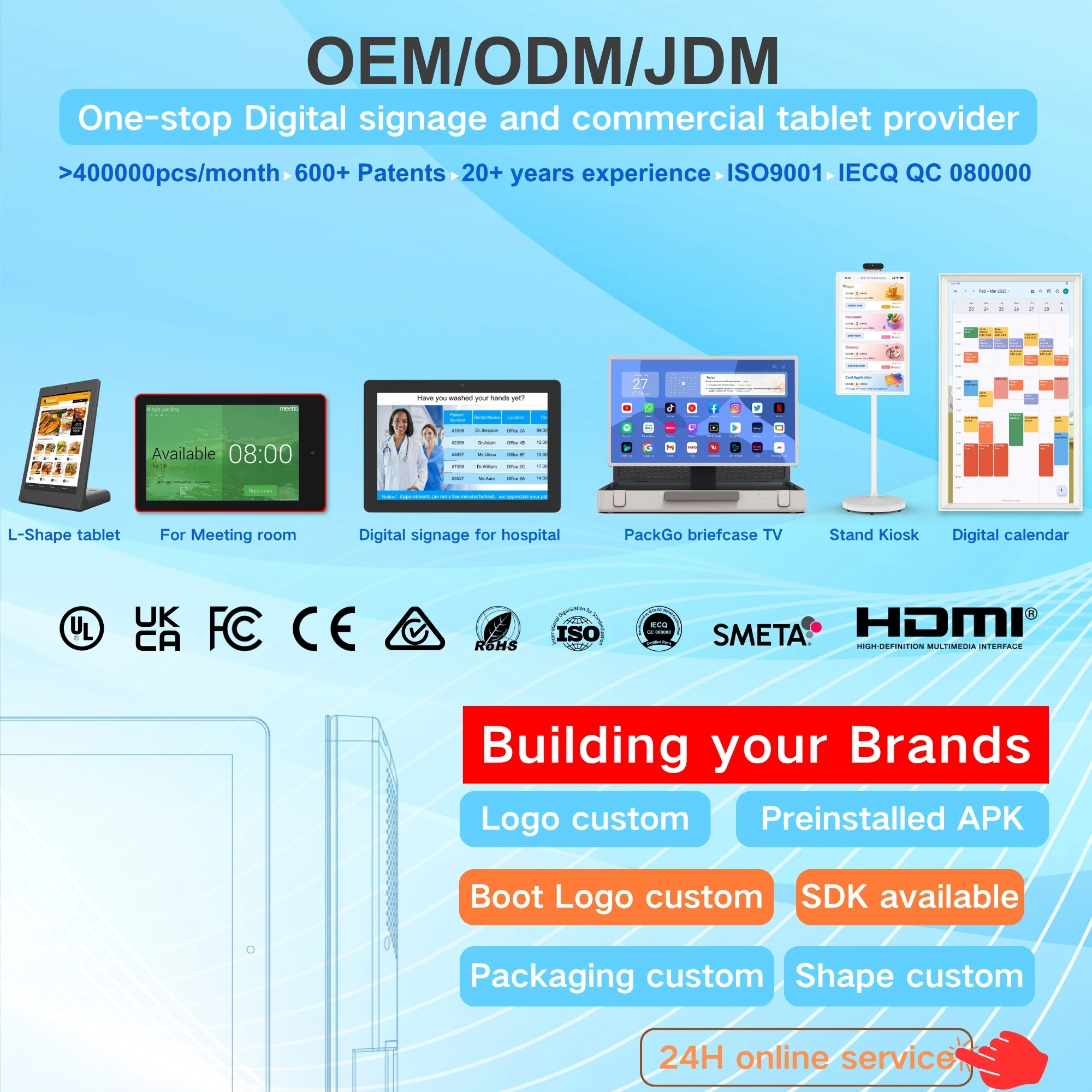 10" Inch Android NFC Tablet - Ideal for Business & Ordering