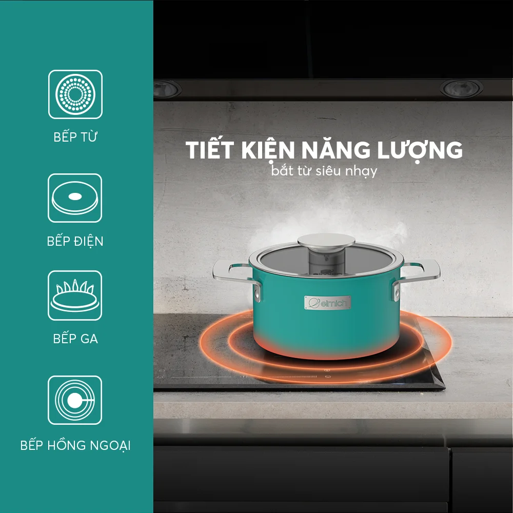 Elmich炊具套装Hera EL-8136尺寸16,18，22，pan 24厘米| Alibaba.com