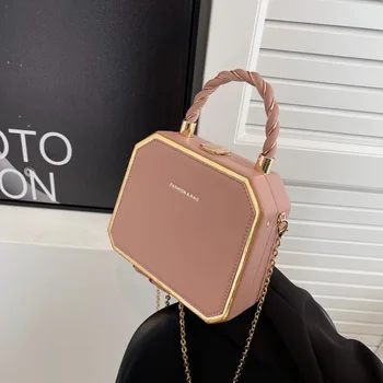 Women New Small Cross Bags Foreign Style Casual Simple Handbag Box ...