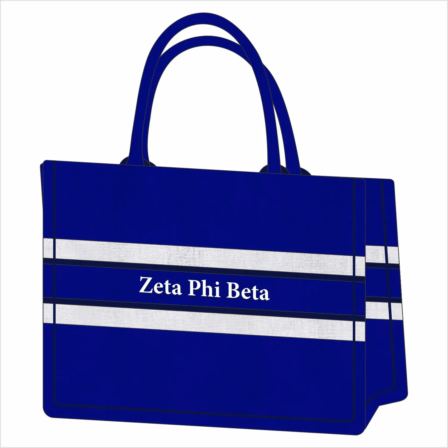 Zeta Phi Beta Sorority Tote Bag - All Seasons, Portable