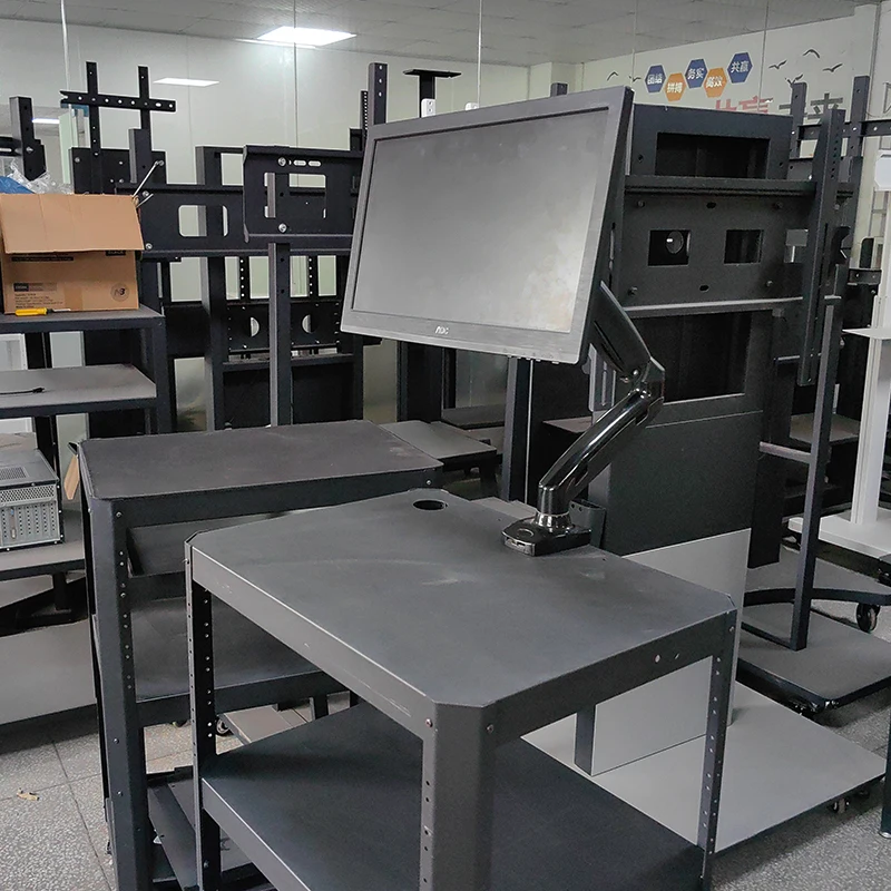 Motorized Cart Monitor Mount Bracket - Benshi Trolley Stand