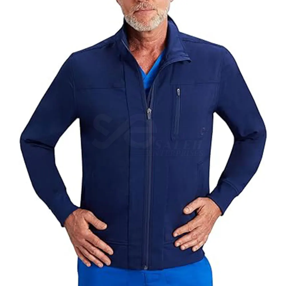 Personalized Logo Design Men Wear Scrub Jacket Latest Design Scrub ...