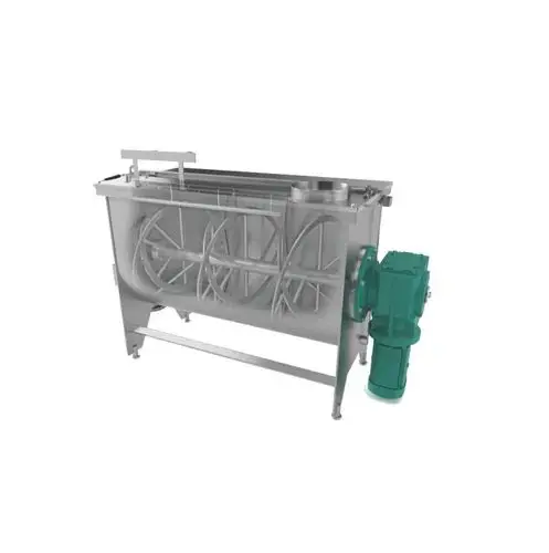 Tobacco Mixing Machine Stainless Steel Helical Ribbon Blades Horizontal ...