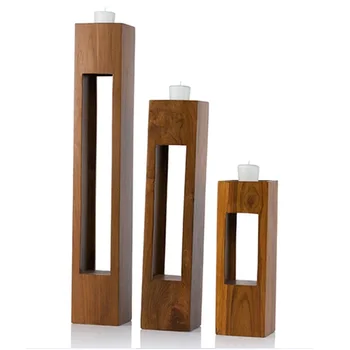 Large Wooden Pillar Stand Home Decoration Wedding Events Parties Wooden ...