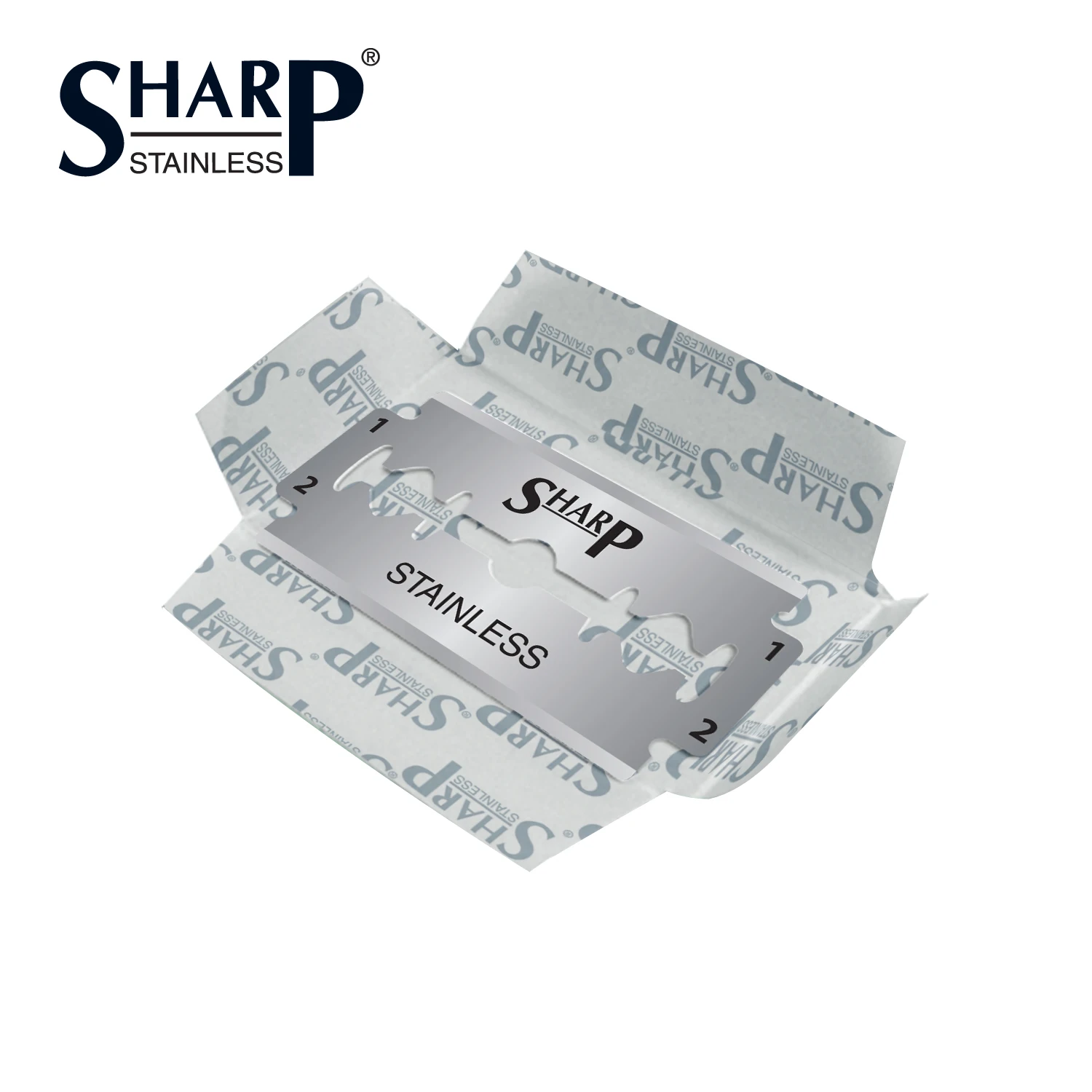 SHARP Stainless Steel Double Edge Safety Razor Blade| Alibaba.com