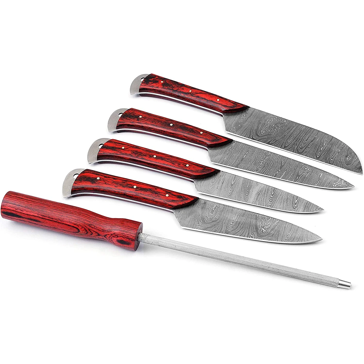 New Arrival Professional Chef Knife Set Bbq Knives Set 5 Pieces Set In ...