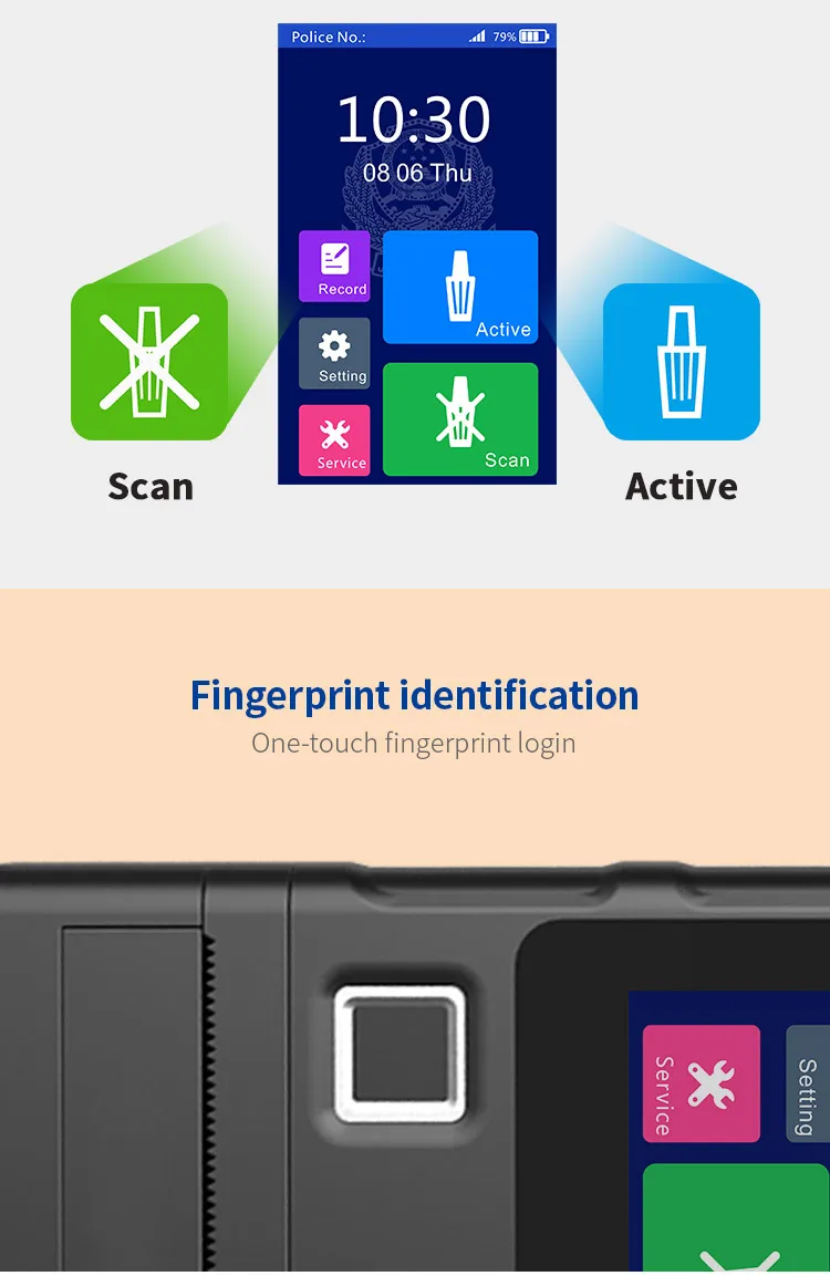 Professional Digital Built-in Printer Alcohol Tester For Law ...