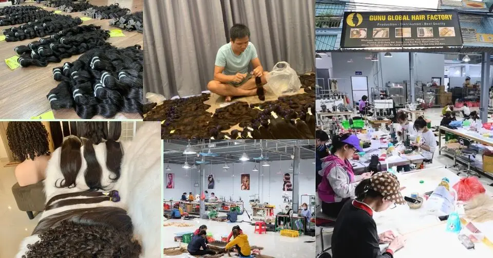 100% Vietnam Human Hair 360 Real Lace Burgundy Straight Hair Wig Super ...