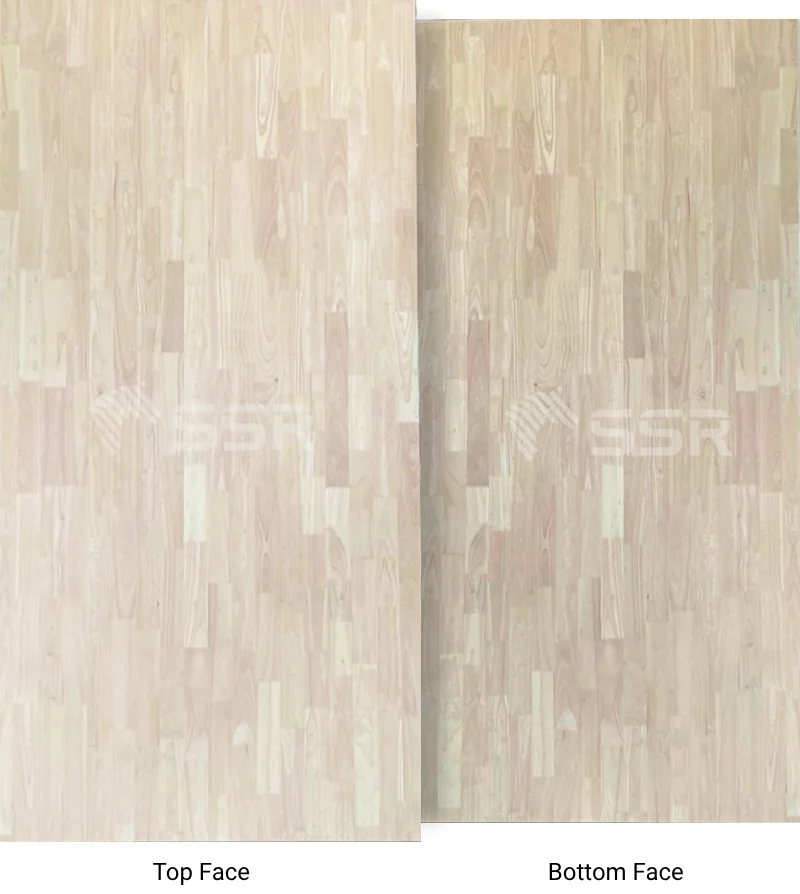 Rubberwood Finger Joint Laminated Panels for Commercial Use