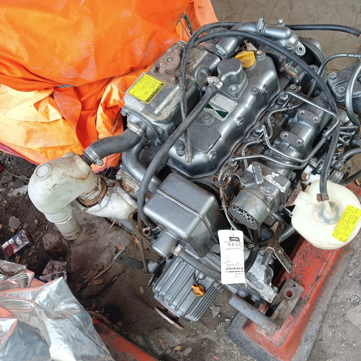 4 Stroke Good Quality Used 3 Cylinders Yanmar Inboard Engine With ...