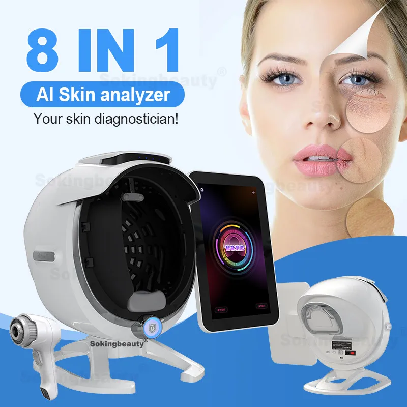 New Arrival Smart 3D Scanner cloud Data storage Facial Test Skin ...