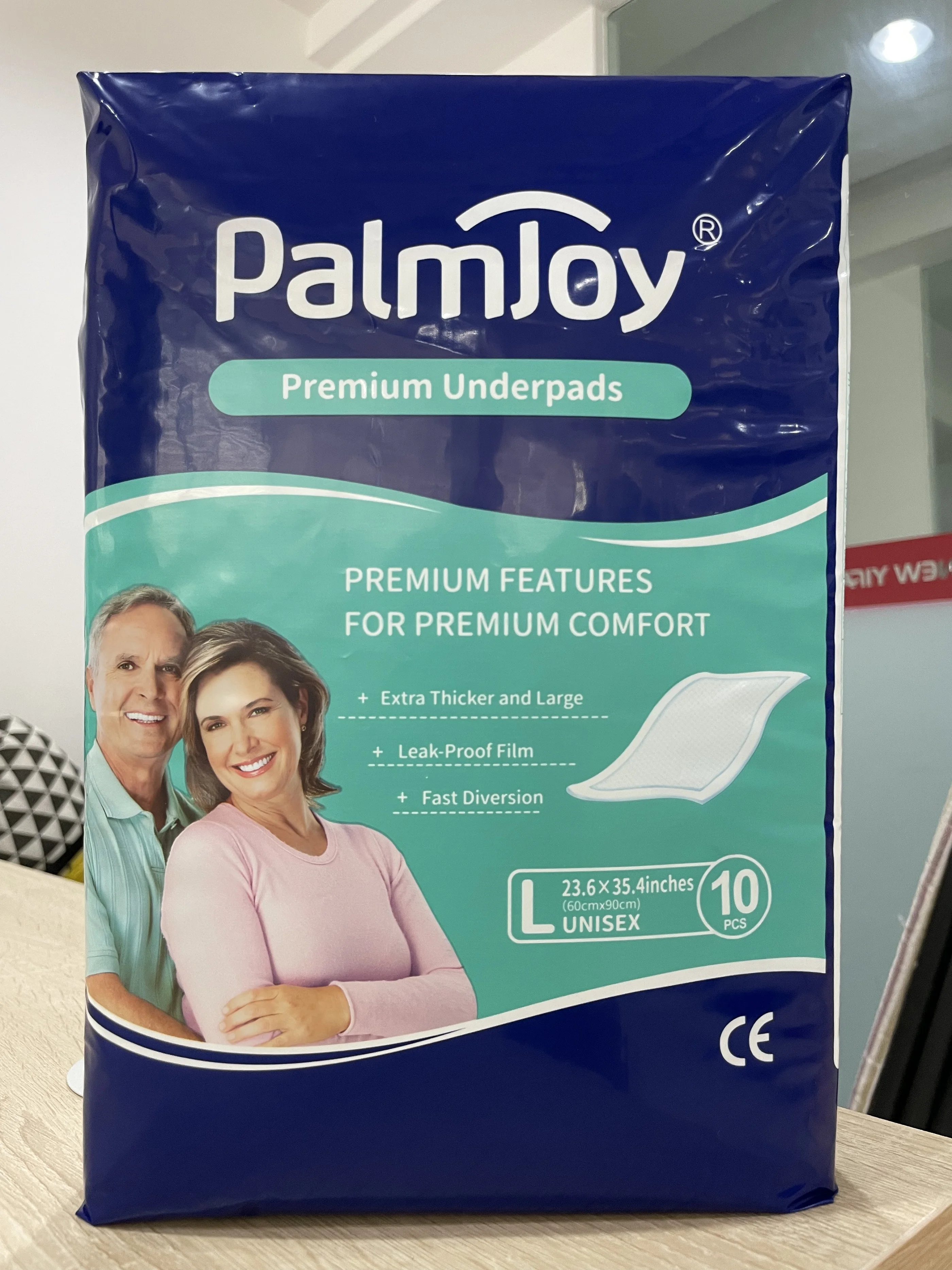 Palmjoy Premium Adult Under Pads Back Sheet Disposable Hospital Urine Underpads Surgical ...