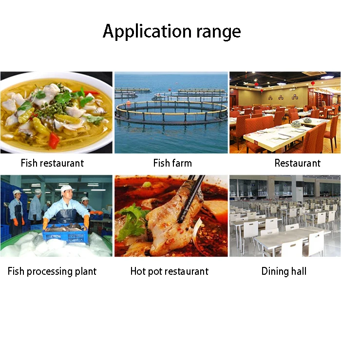 Killing open back/belly aio automatic-fish-cleaning-machine fish ...