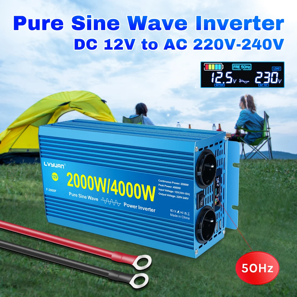 Foval Factory Price Pure Sine Wave Inverters for Electric Vehicles