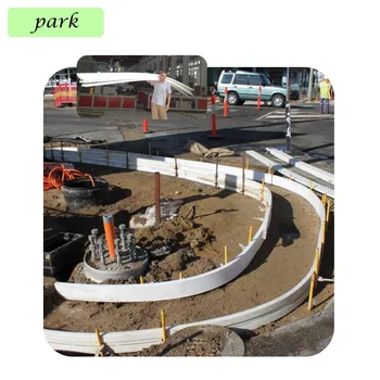Flexible Formwork Curvy Concrete Edge Boxing Sidewalk Footpath Garden ...