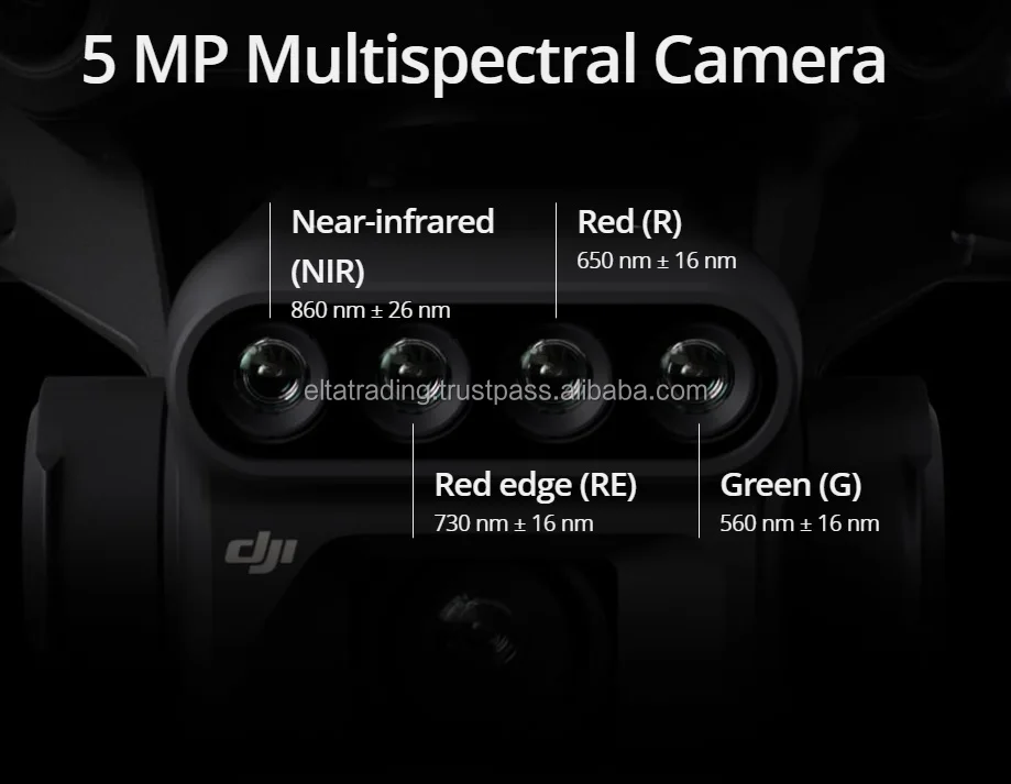 DJI Mavic 3M Multispectral Drone DJI Mavic 3 Multispectral 20MP 4/3 ...