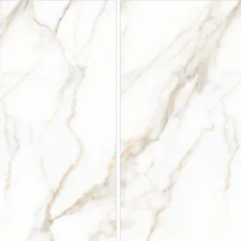 Polished Marble Look Porcelain Tiles For Covering Living Room Floor ...