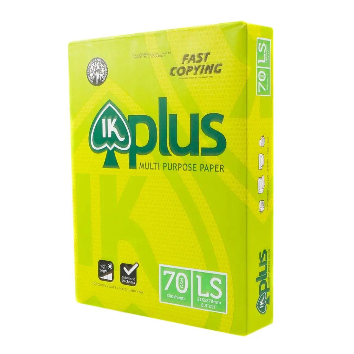 Thailand High Quality Ik Yellow Office A4 A3 Copy Paper 70gsm 80gsm 75gsm / Double_a A4 Paper ...