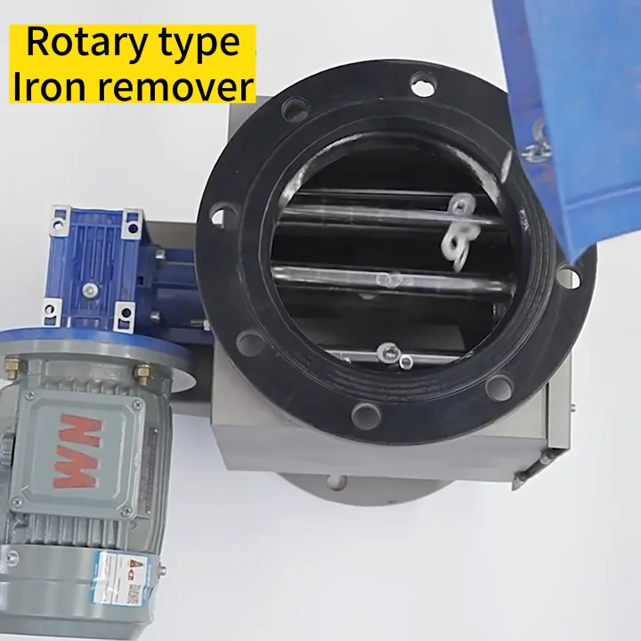 Rotary Type Magnetic Iron Remover 14000 Gs Magnetic Filter De-ironing ...