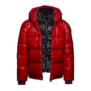 Custom Contrast Men's 2024 Padded Coats Nylon Bubble Puffer Jacket Coat ...