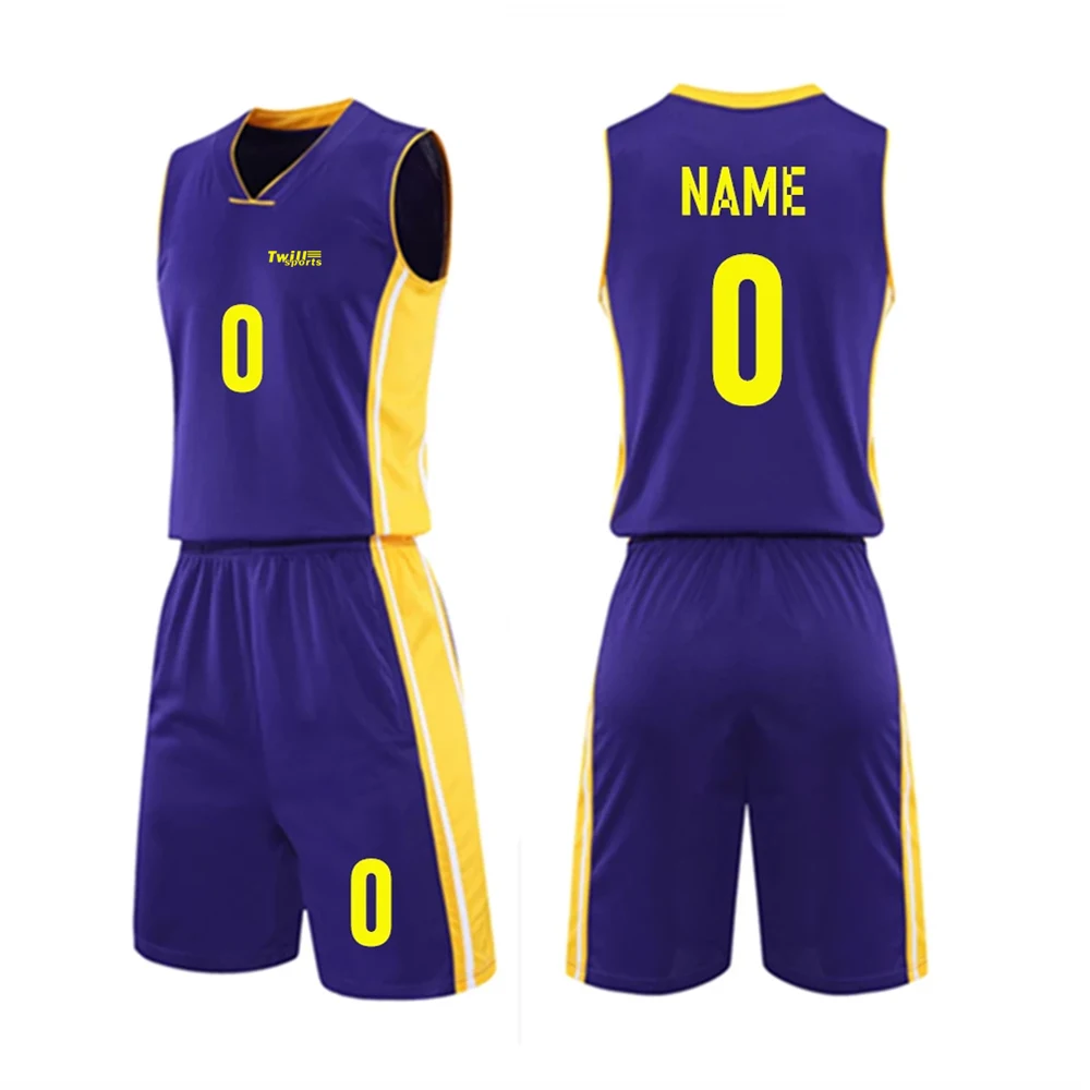 Slim Fit Men's Basketball Uniform Design Your Own Team Wear Quick Dry ...