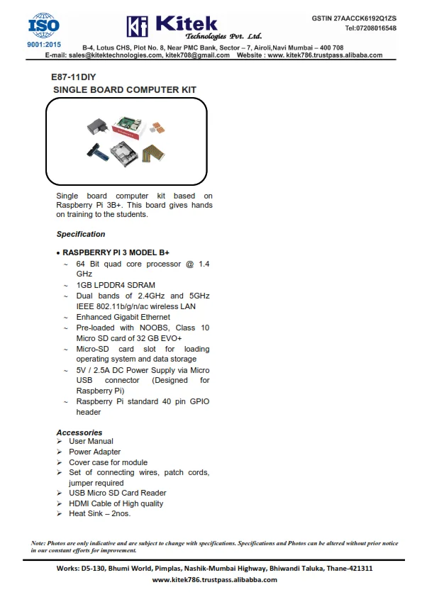 Single Board Computer Kit - Buy Single Board Computer Board,Internet Of ...