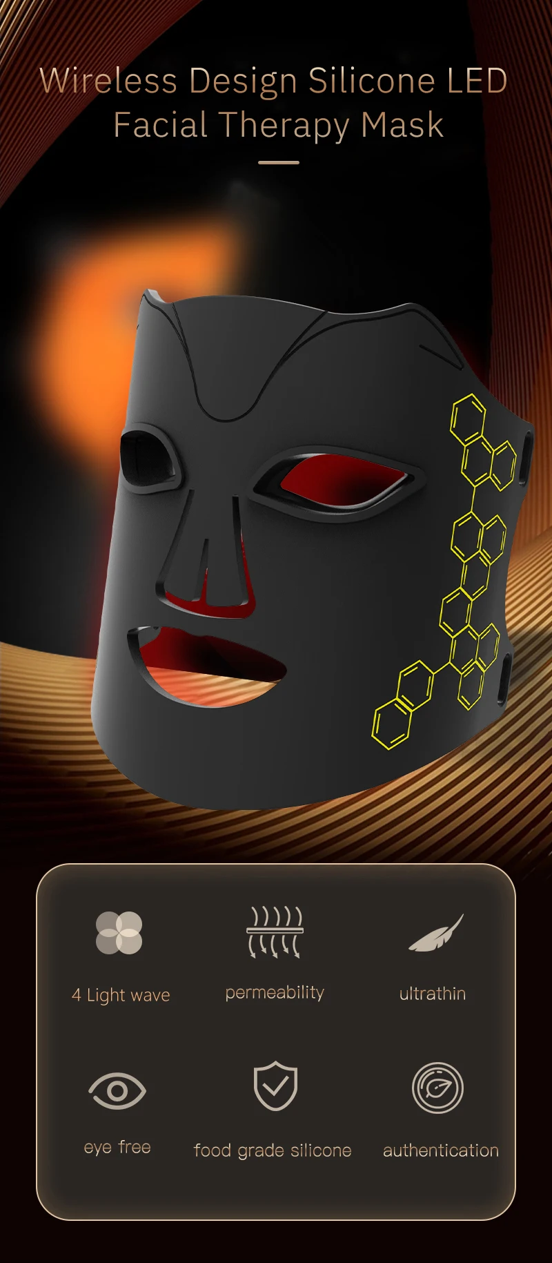 2024 New Trending Korean Popular 4 Colors Red Infrared Led Light ...