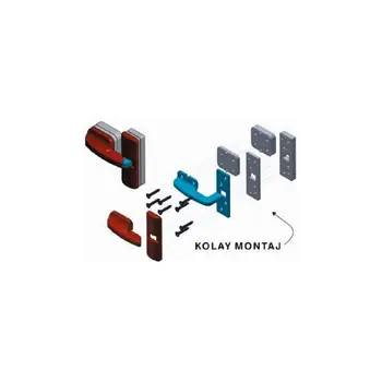 Gray Color Luxury Safety Hook Door Safety Hook Window Security Pry ...