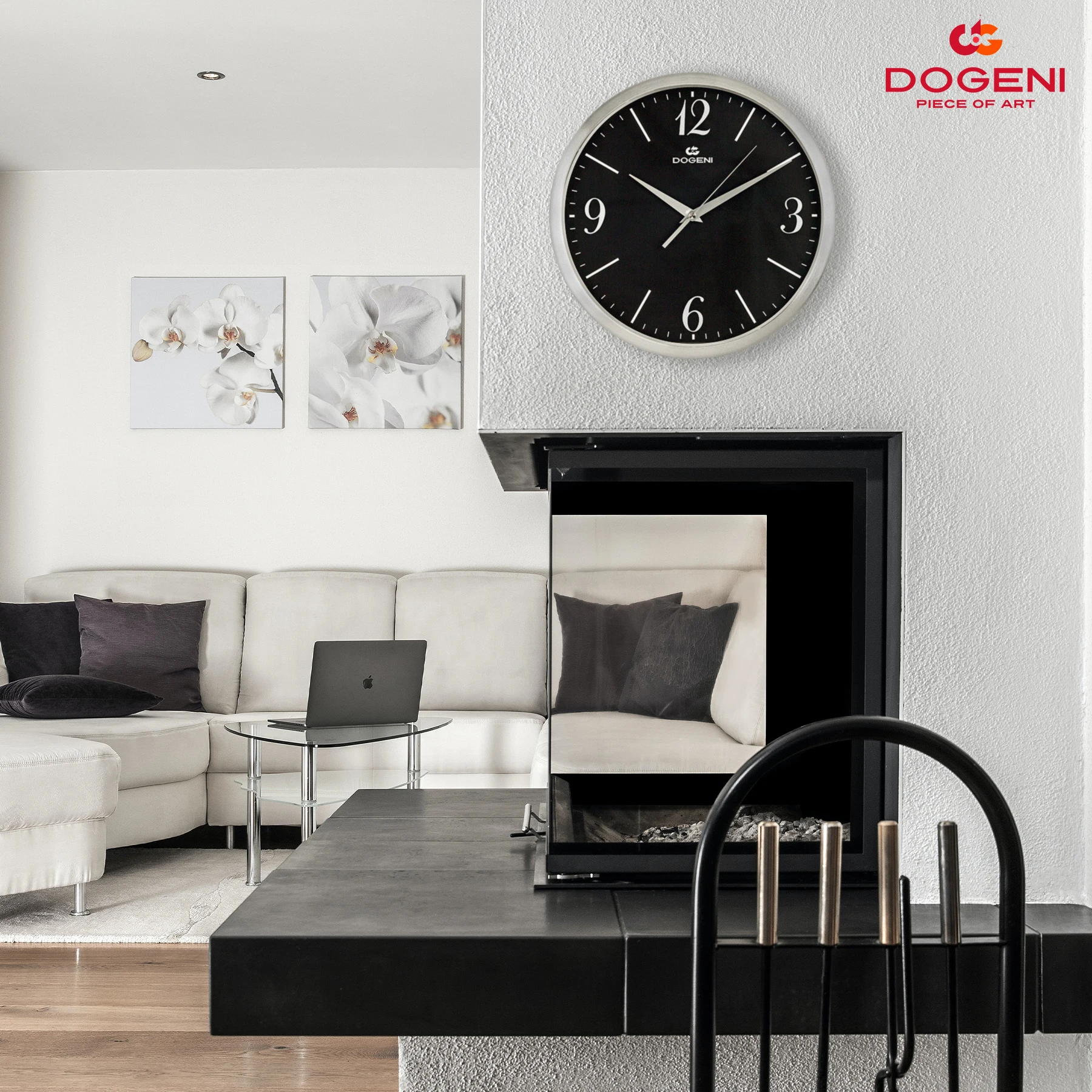 Decorative Stylish Clocks Wnm004sl Size 23.0 Cm. Wall Clocks Dogeni Brand Model Metal Case New ...