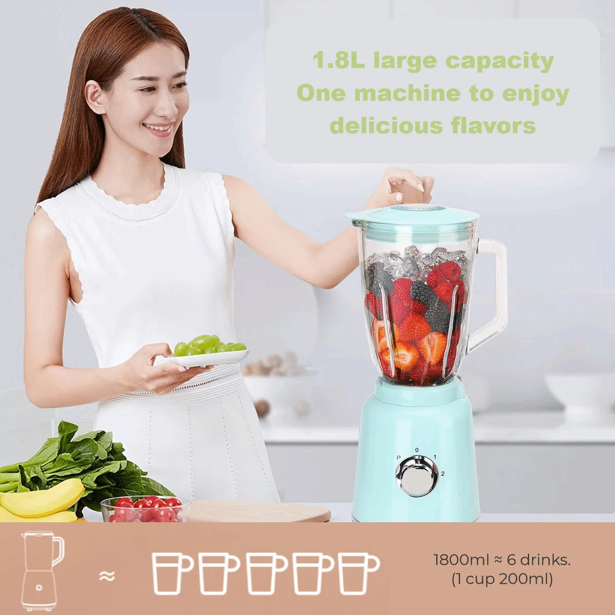 4 In 1 Blender Table Blenders And Juicers Electric Mini Portable Electric Blender - Buy Blender ...