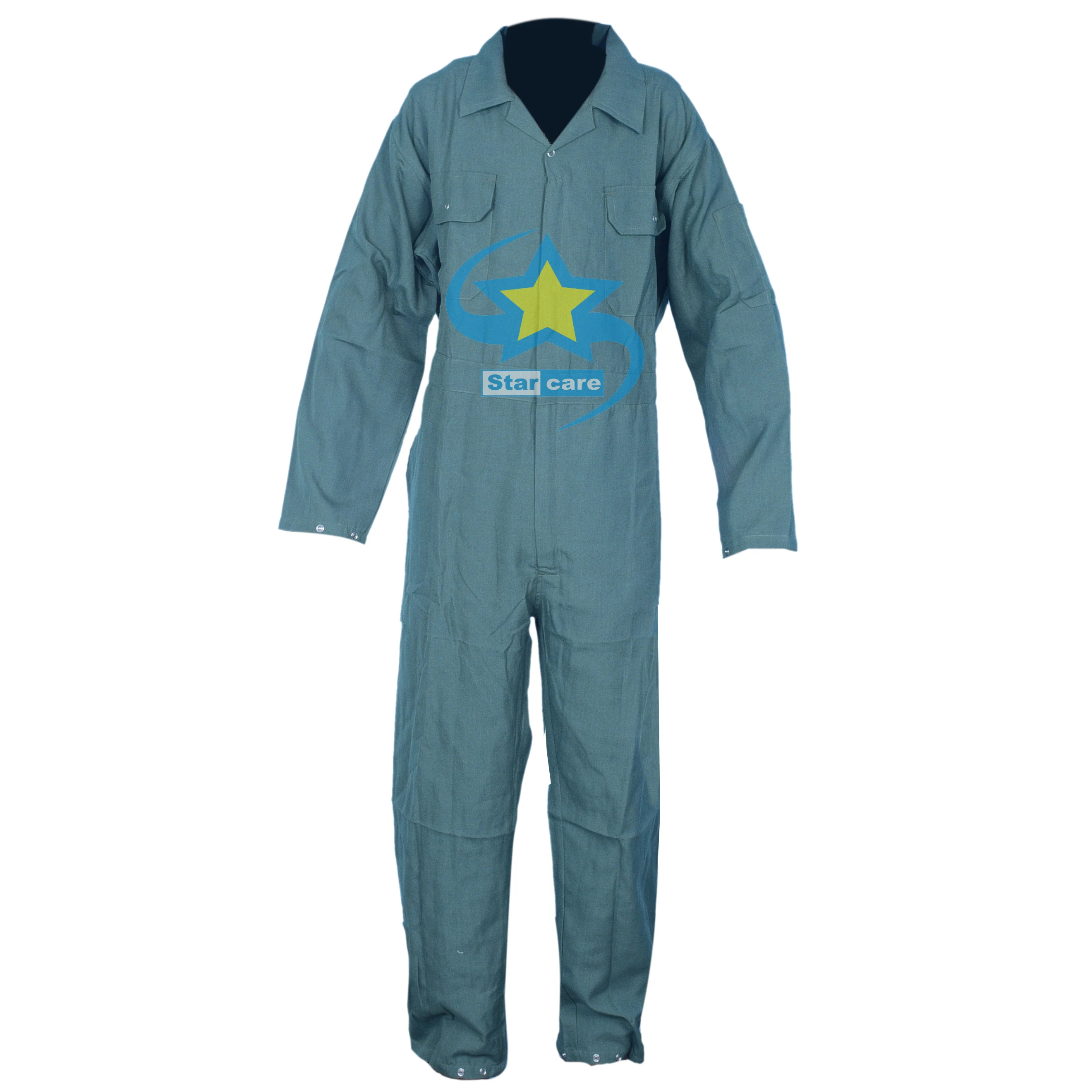 Reusable Work Wear Safety Suits 100% Cotton Full Body Work Overall ...
