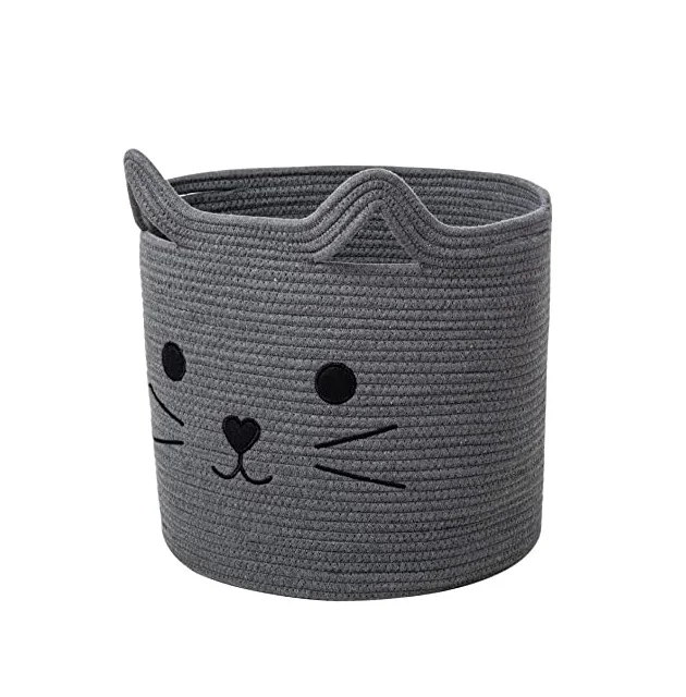 Children Room Storage Woven Basket Rope Storage Basket Wholesale ...