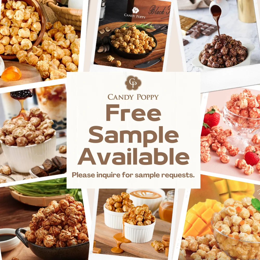 Popcorn Oem Additive-free Air Popped Special Flavor Caramel Popcorn For ...