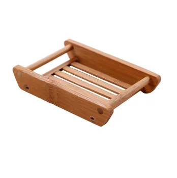 Natural Bamboo Soap Rack Handmade Plate Eco Friendly Sponge Tray Soap ...