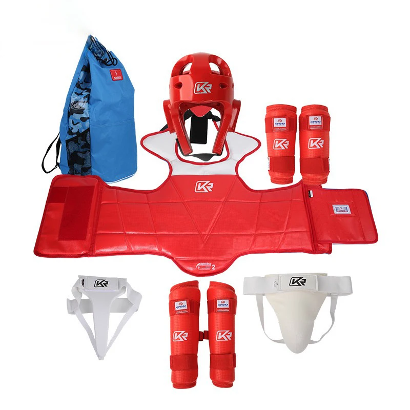 Taekwondo Martial Arts Wushu Kung Fu Mma Boxing Blue Red Color Helmet ...