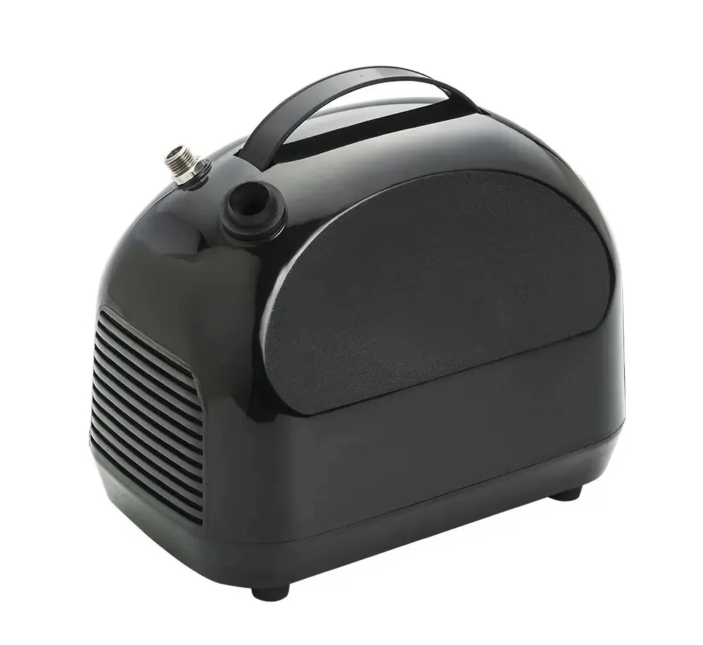 Precision Model Painting With Oil-free Mini Air Compressor Spray Gun ...