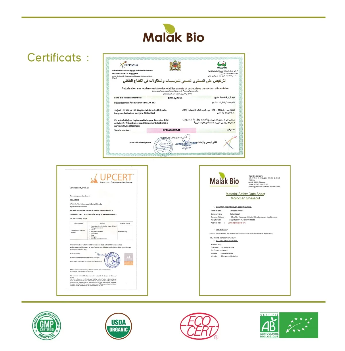 Malak Bio Bulk Argan Oil 100% From Morocco Pure Private Label - Buy ...