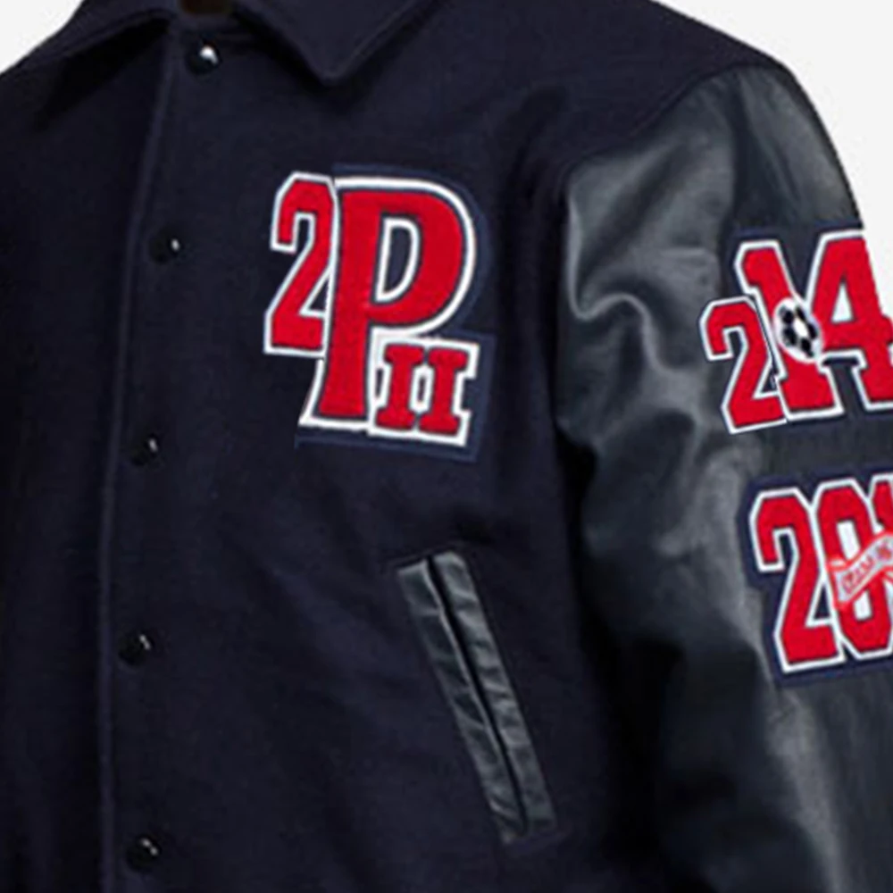 Real Leather Chenille Patches Letterman Jackets Customize Fashion ...