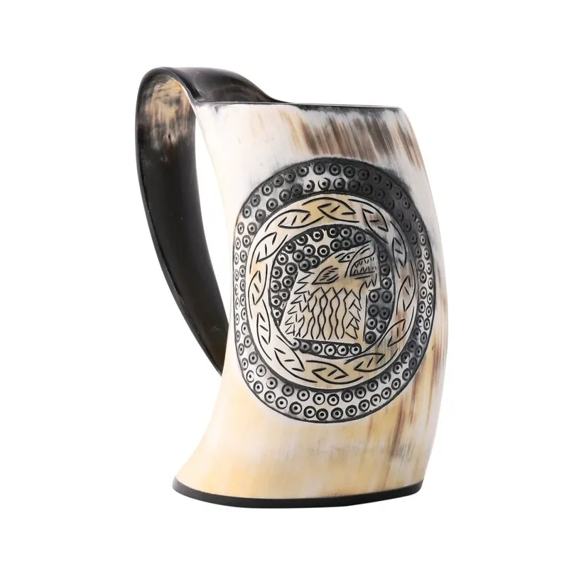Customize Drinking Horns Viking Drinking Horn Mug Viking Drinking Horn ...
