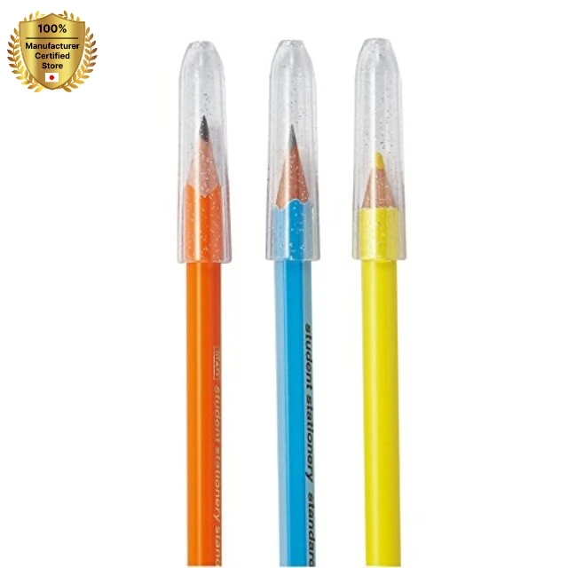 Kutsuwa Rb014 Stad Pencil Cap,Triangular Shaft (10 Pcs) Silicon Pen Case Pencil Cap Pencil Grips ...