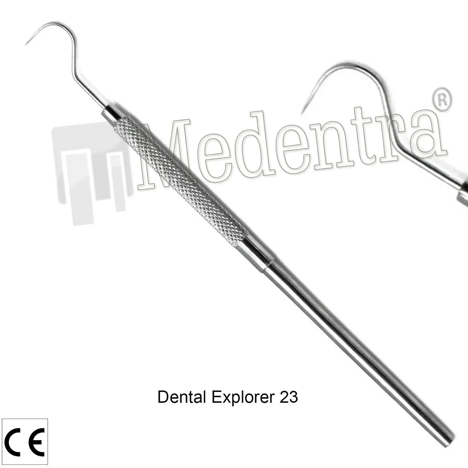 Premium Grade Periodontal Williams Probe Dental Explorer Mirror Handle Stainless Steel Dental ...