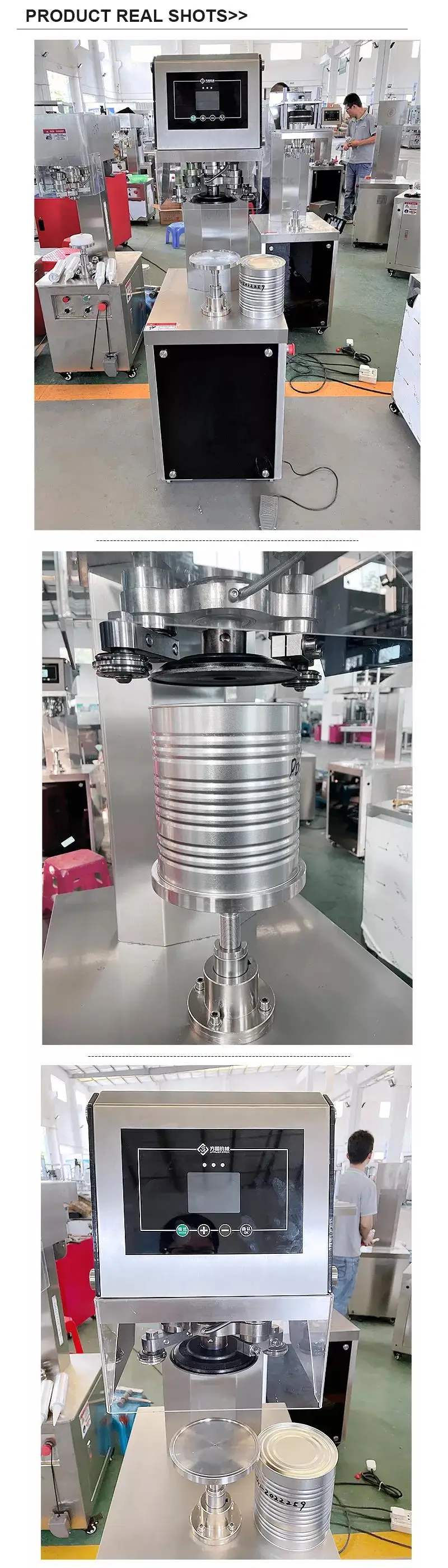 Composite Paper Cans - Semi Automatic Can Closing Machine