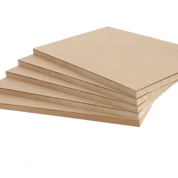 Hot Sell Rice Straw Mdf Plain Maf Plain Raw Mdf Panel Wood Sheet Board ...