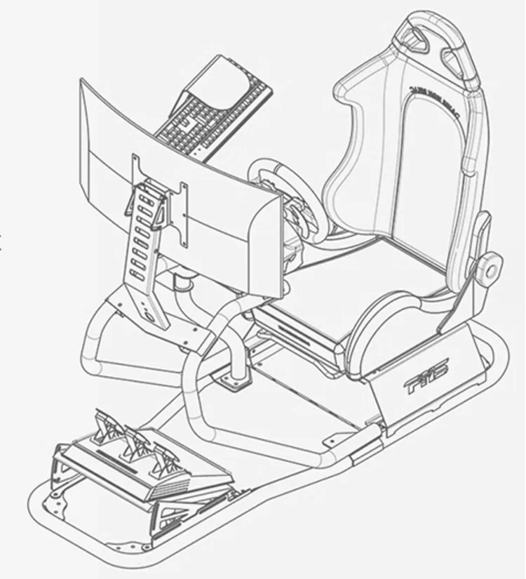 Sim Racing Rig Cockpit - Buy Sim Racing Rig Cockpit,Racing Rig Cockpit ...