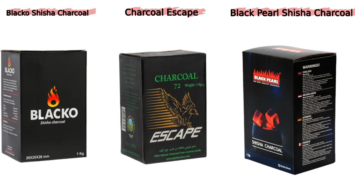 Coconut Shell Shisha Charcoal - Premium Quality & Long Burn